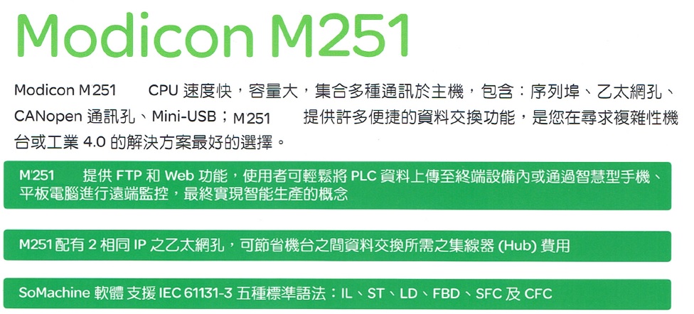 Modicon M251 - 邏輯控制器 | 勝得自動化科技有限公司